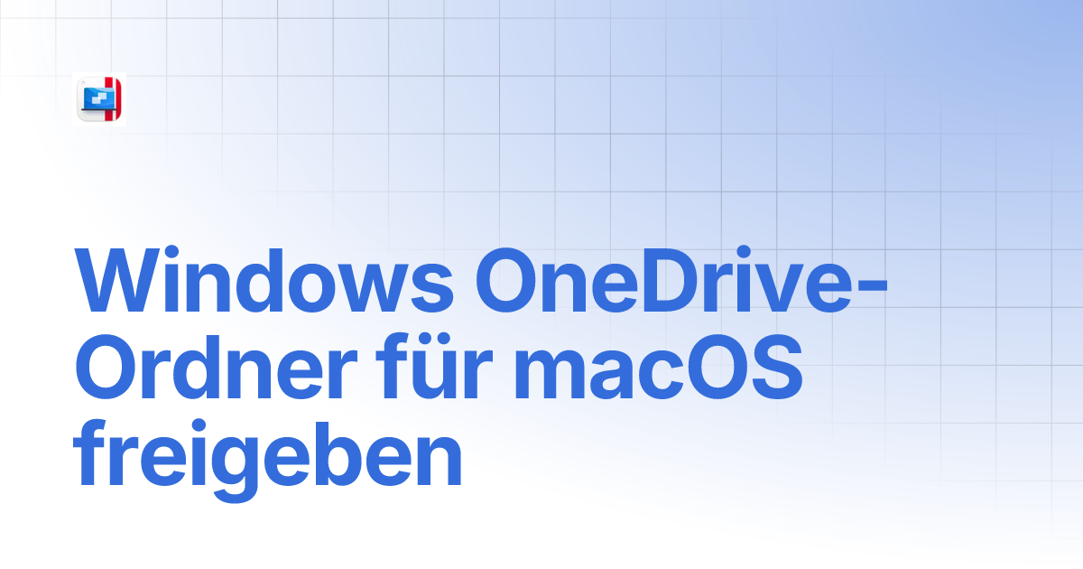 Windows OneDrive-Ordner für macOS freigeben | Parallels Desktop for Mac 20