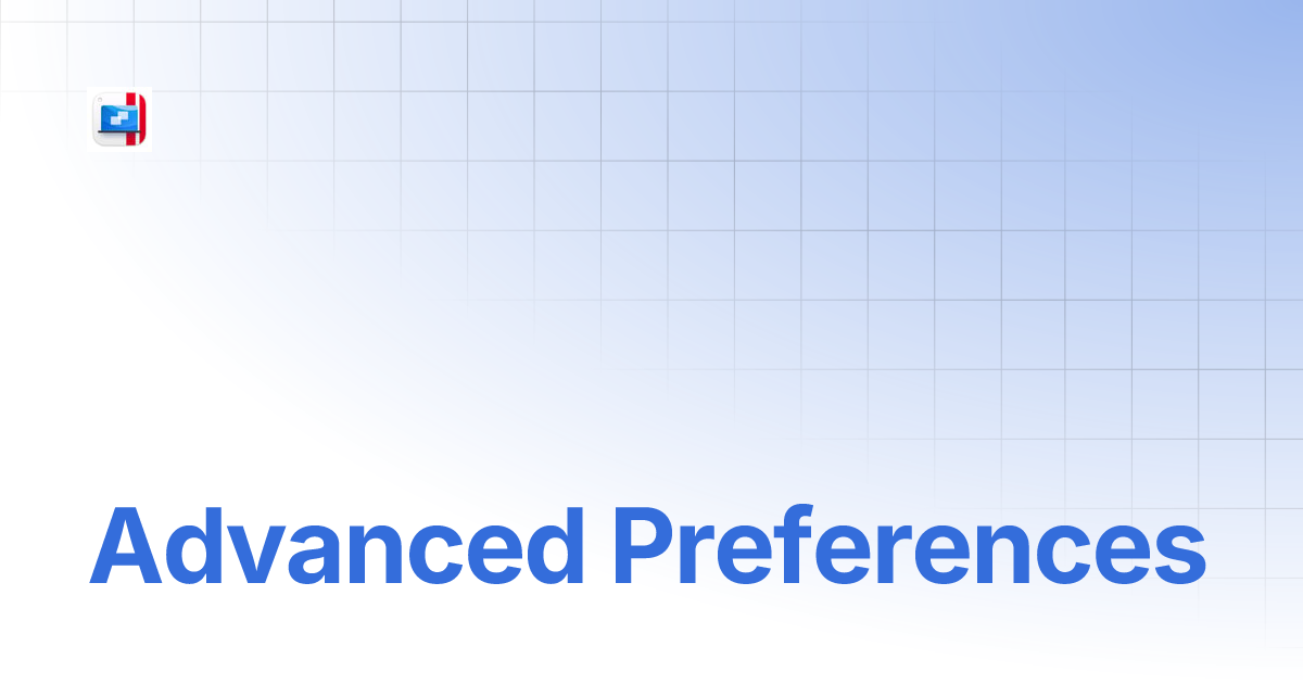 Advanced Preferences | Parallels Desktop for Mac 20