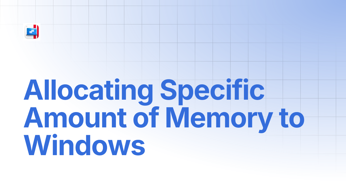 Allocating Specific Amount of Memory to Windows | Parallels Desktop for ...